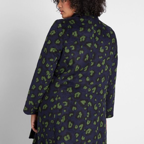 Modcloth | Jackets & Coats | Modcloth Nwt Womens City Savvy Leopard ...